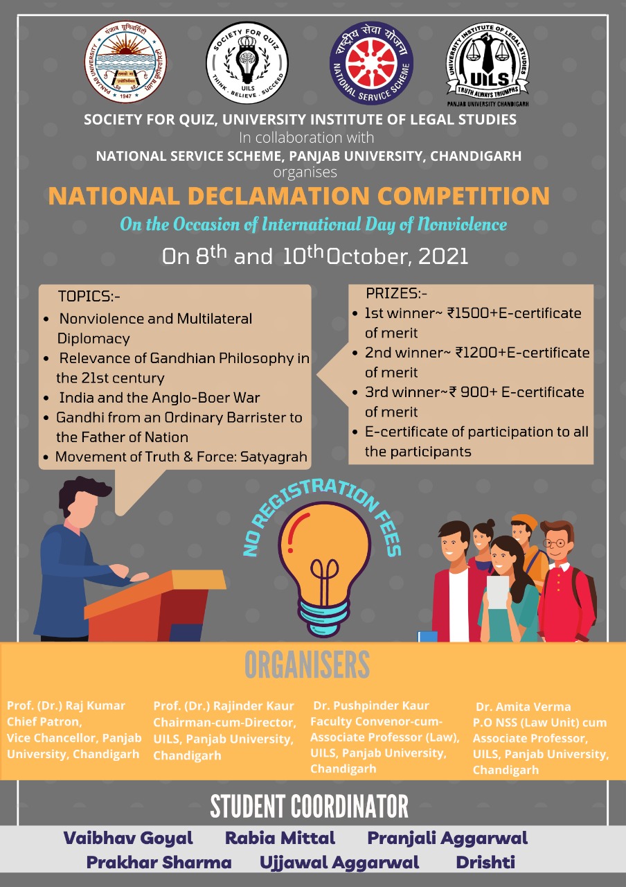 DECLAMATION COMPETITION (NATIONAL ONLINE COMPETITION) BY SFQ, UILS ...